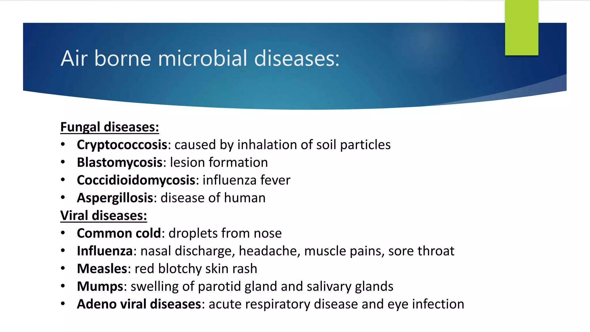 Microbiology of air | PPTX