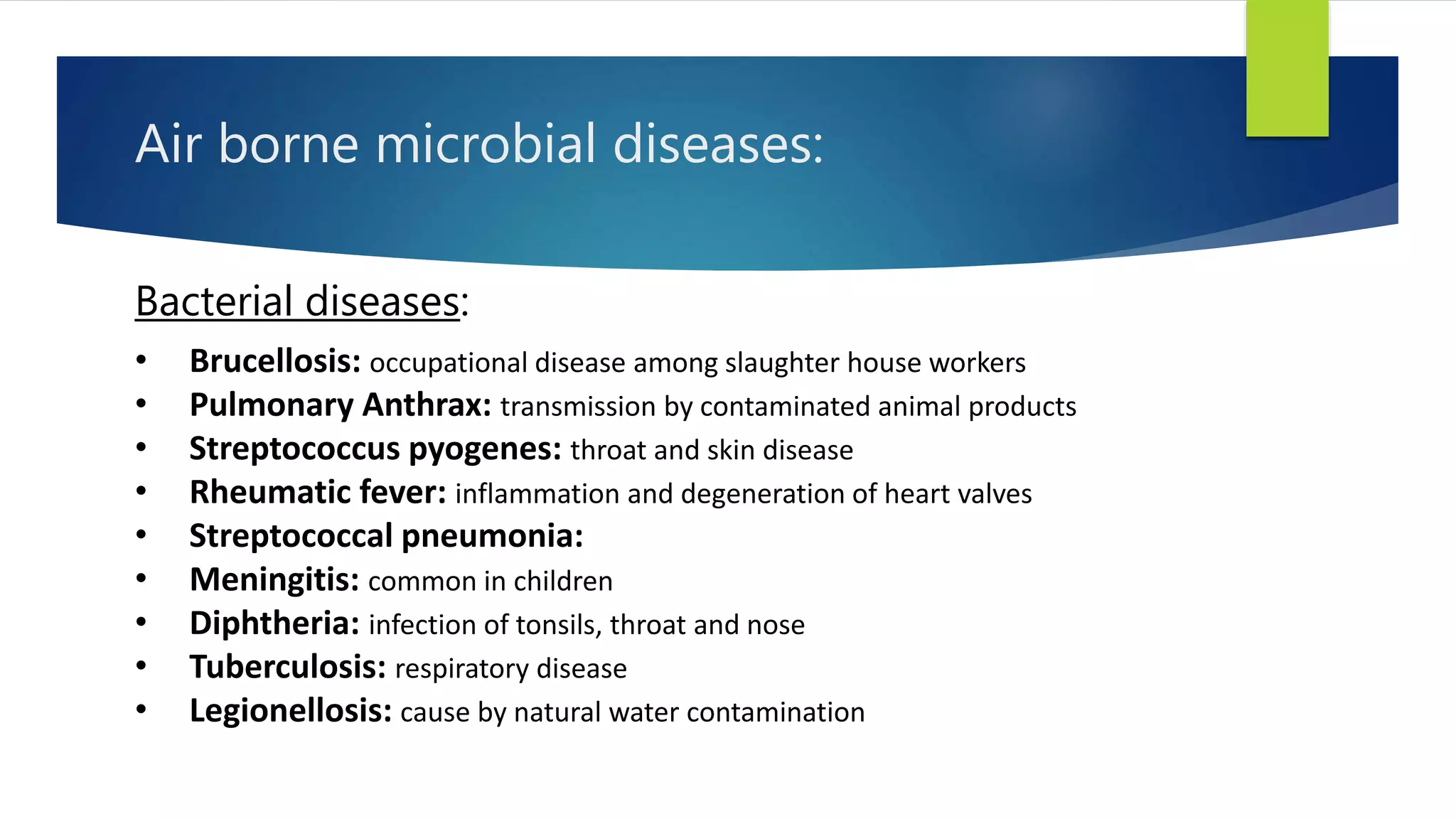 Microbiology of air | PPTX