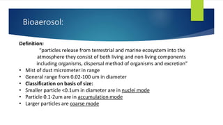 Microbiology of air | PPTX