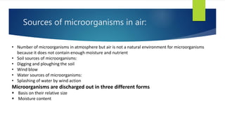 Microbiology of air | PPTX