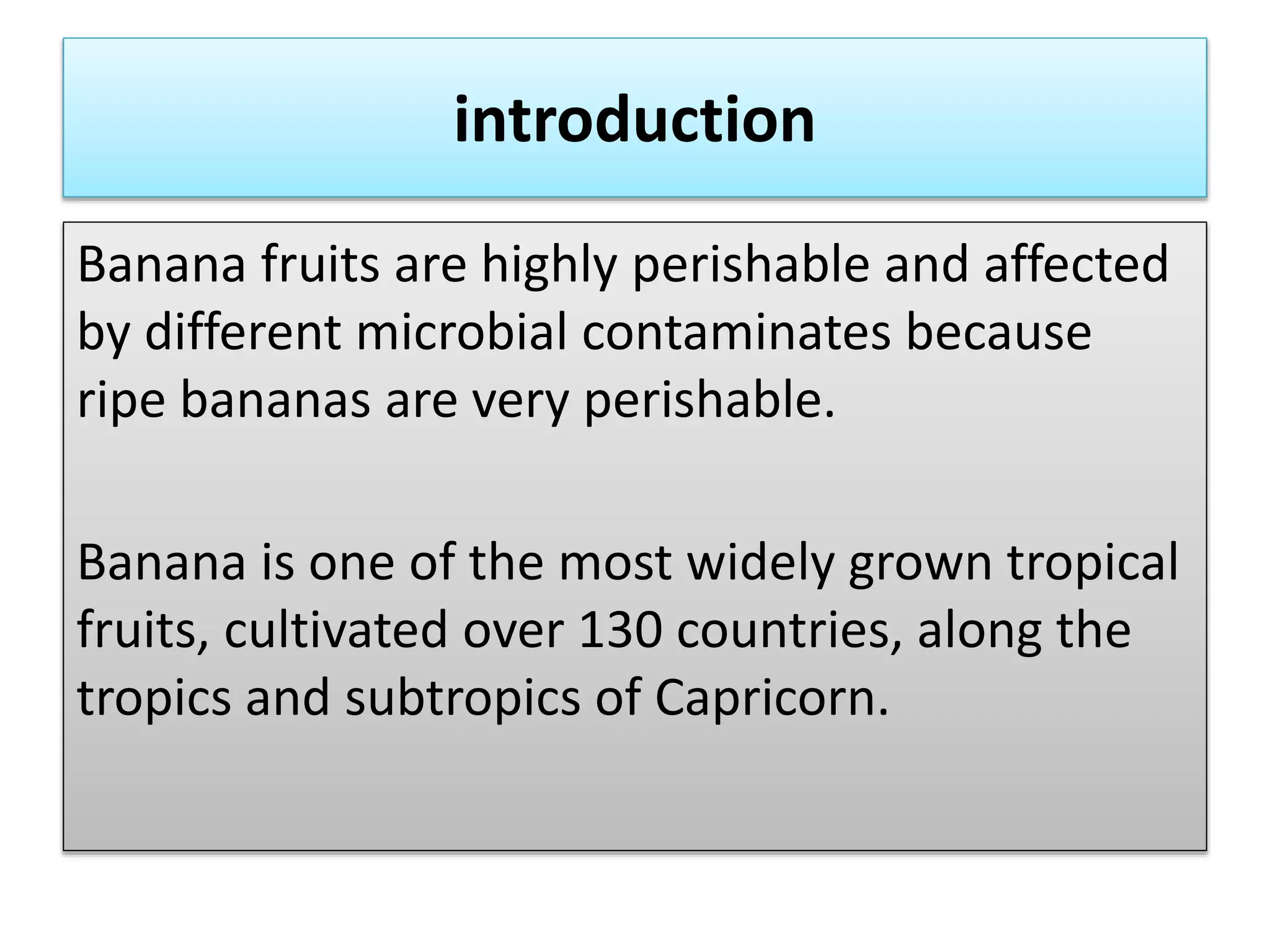 Microbiology of banana.pptx | Gardening | Home & Garden
