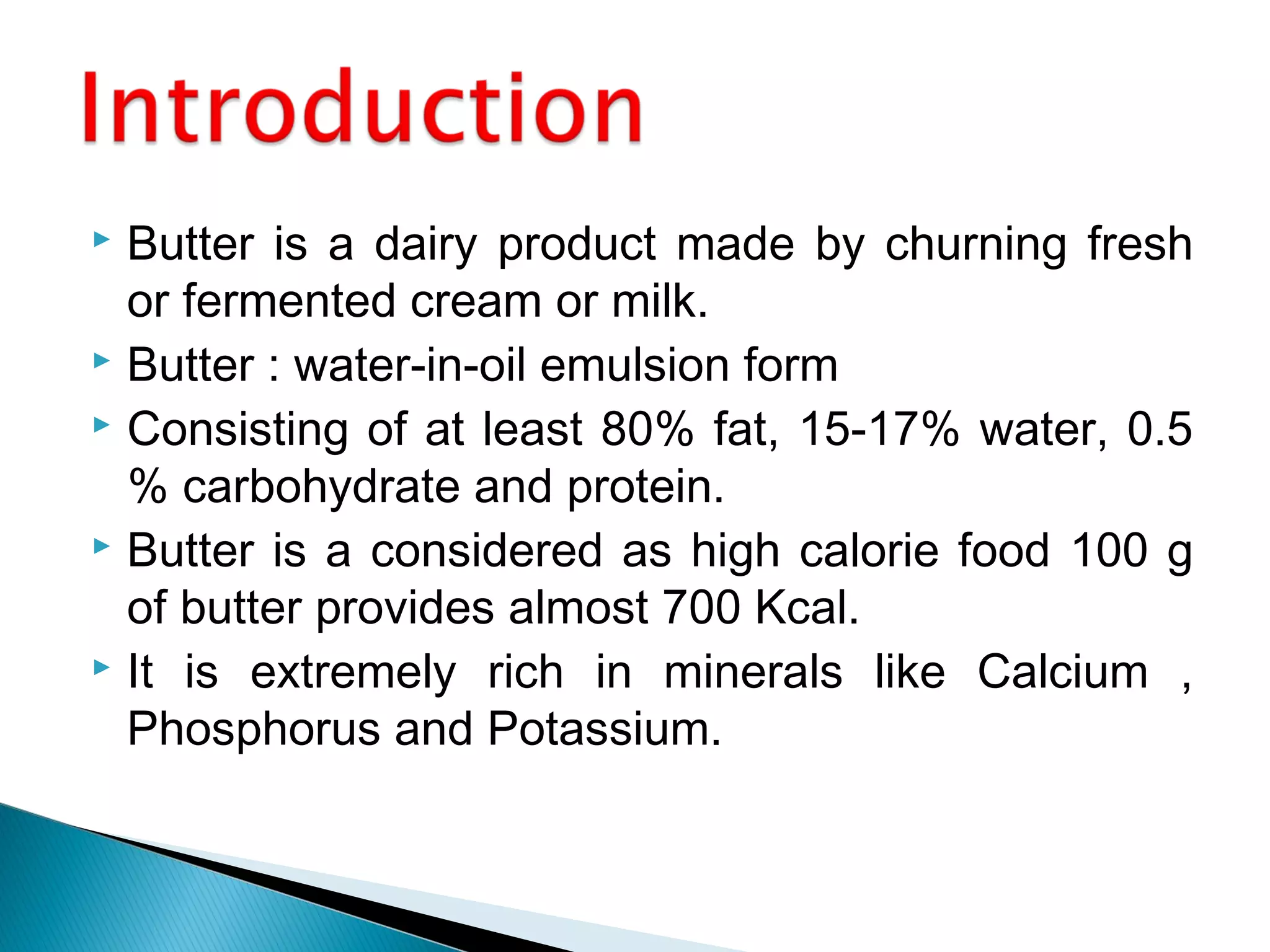 Microbiology of butter | PPT