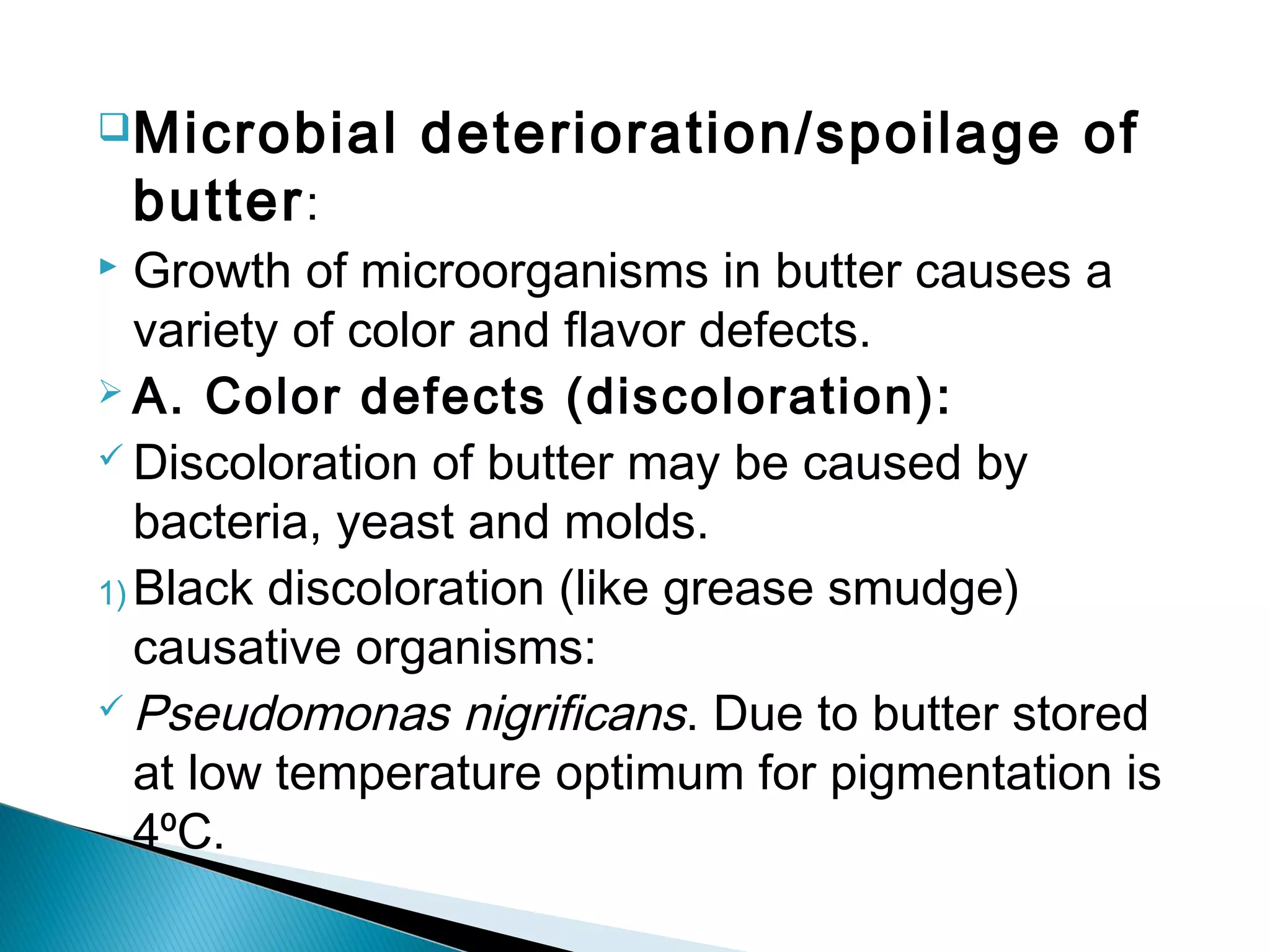 Microbiology of butter | PPT