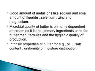 Microbiology of butter | PPT