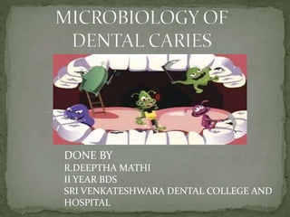 Microbiology of dental caries | PPTX