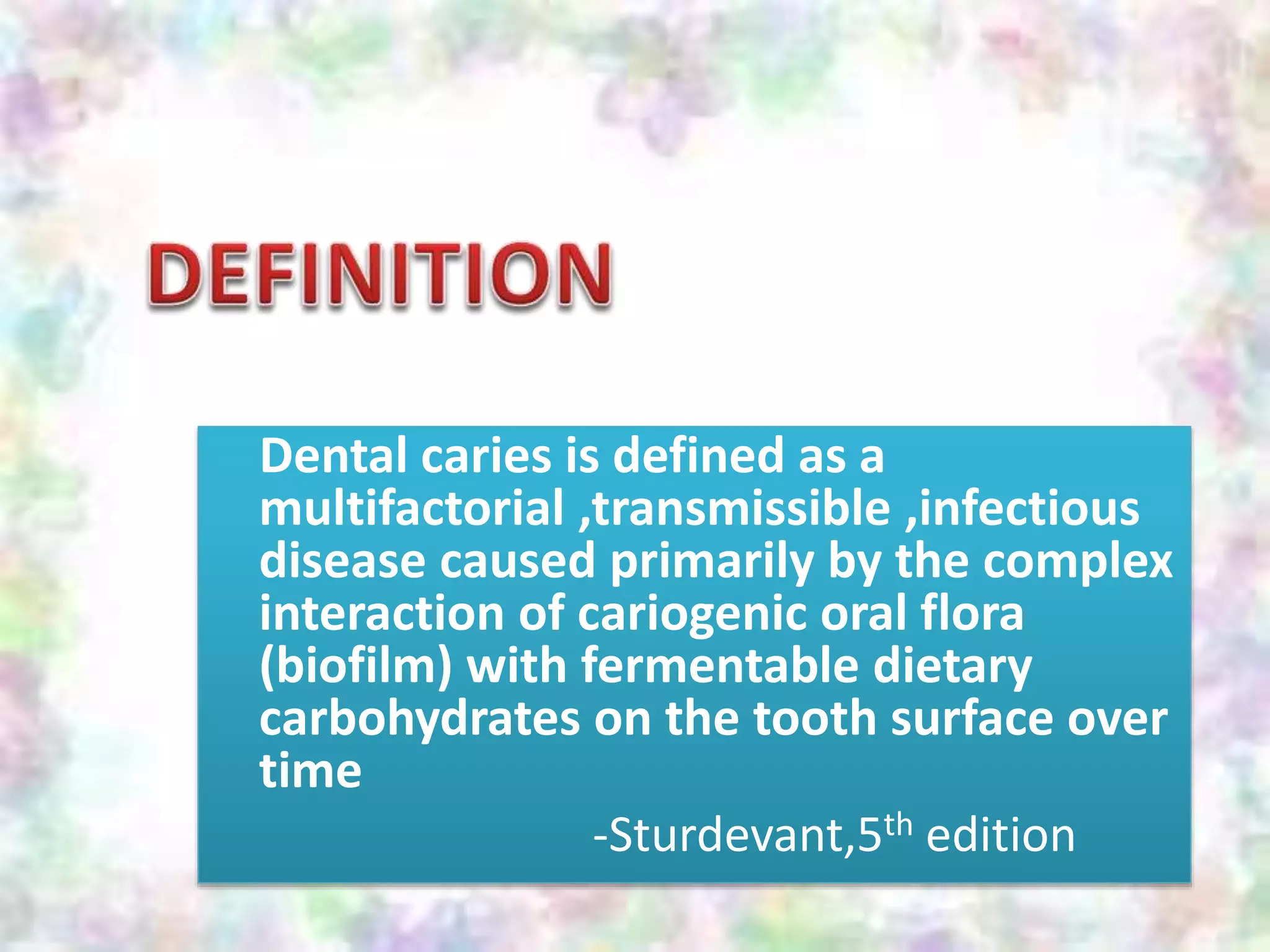 Microbiology of dental caries ppt | PPTX