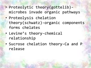 Microbiology of dental caries ppt | PPTX