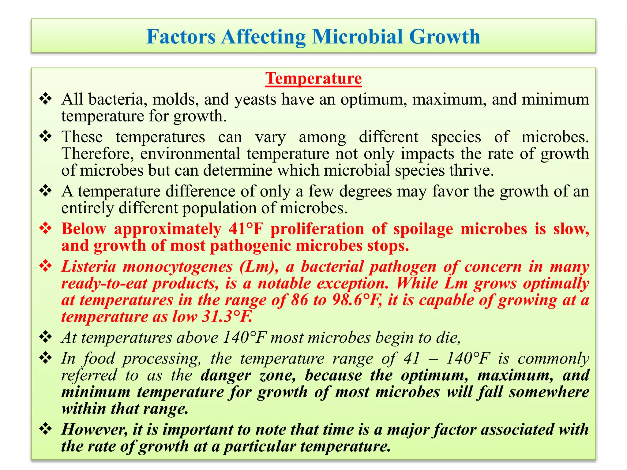 Microbiology of food | PPTX