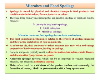 Microbiology of food | PPTX