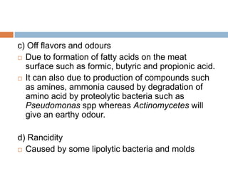 Microbiology of meat | PPTX