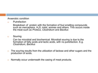 Microbiology of meat | PPTX