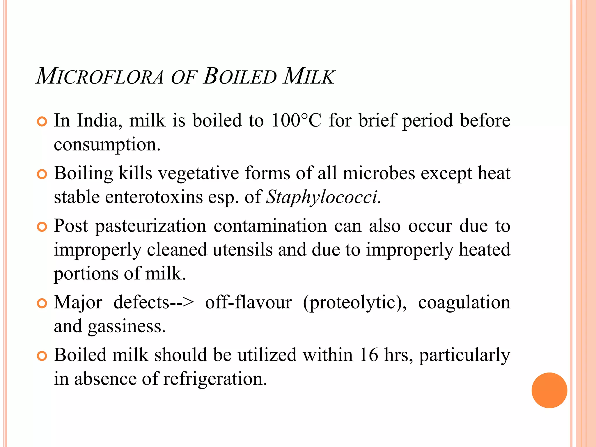 Microbiology of milk | PPTX