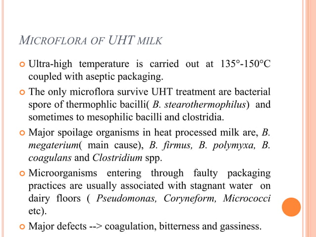 Microbiology of milk | PPTX | Chemistry | Science