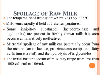 Microbiology of milk | PPTX