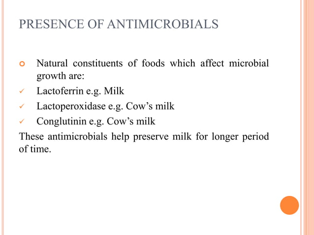 Microbiology of milk | PPTX | Chemistry | Science