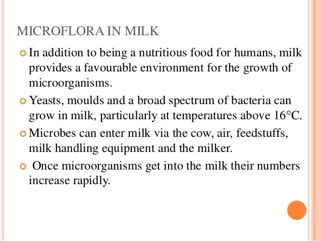 Microbiology of milk