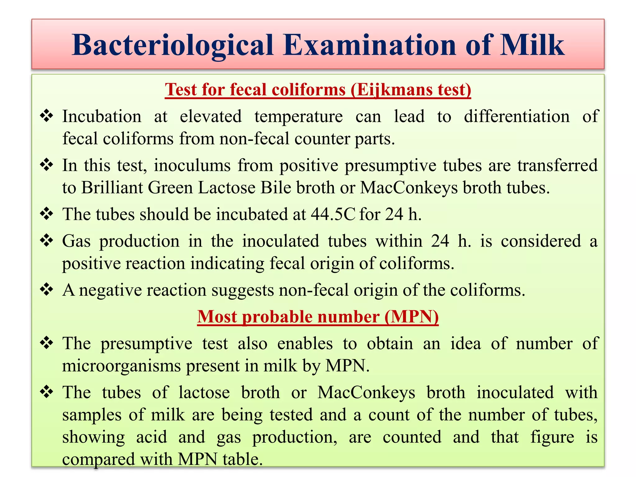 Microbiology of milk | PPTX
