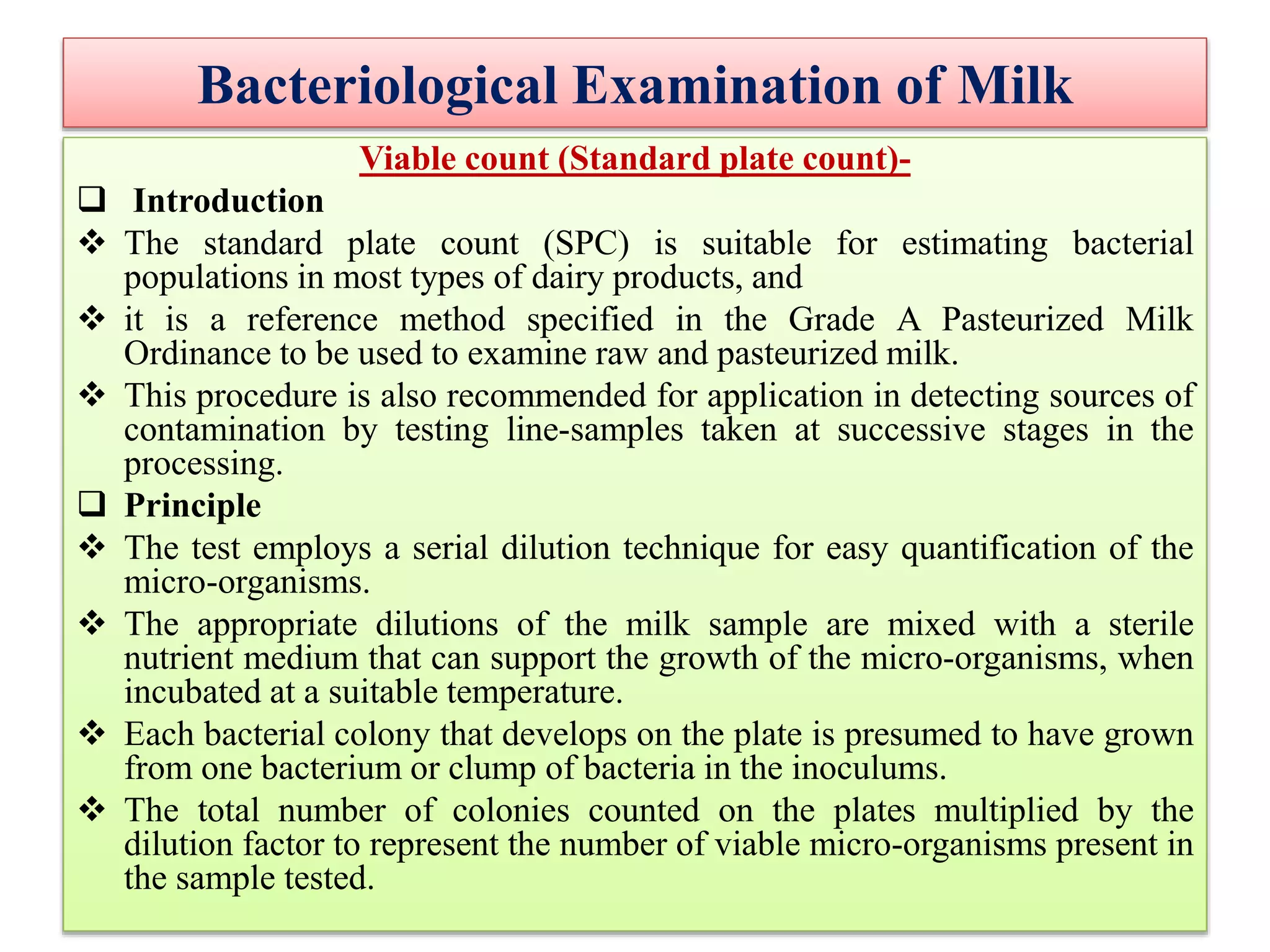Microbiology of milk | PPTX | Chemistry | Science