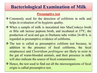 Microbiology of milk | PPTX