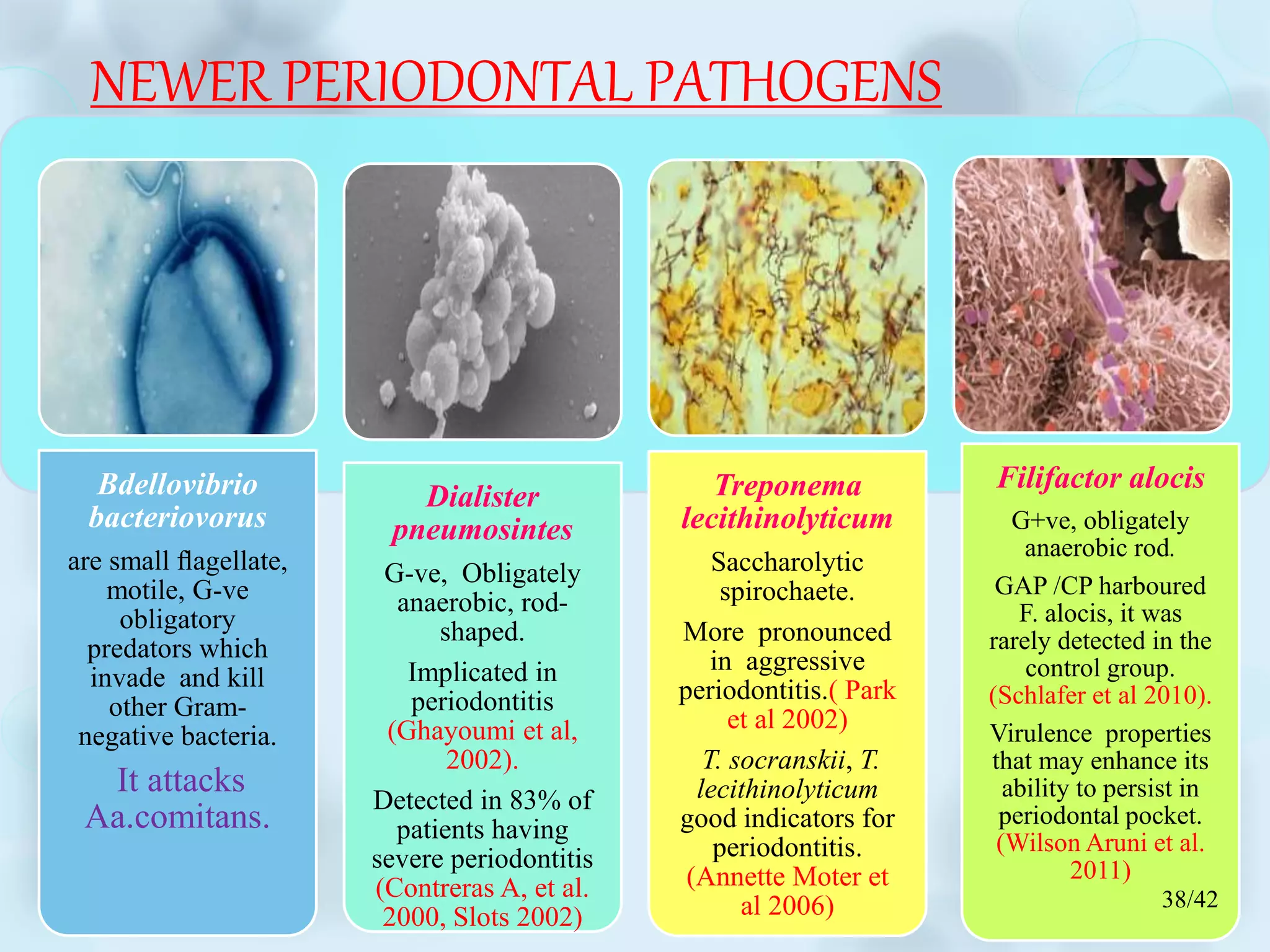 Microbiology of periodontal disease- part 2 | PPTX