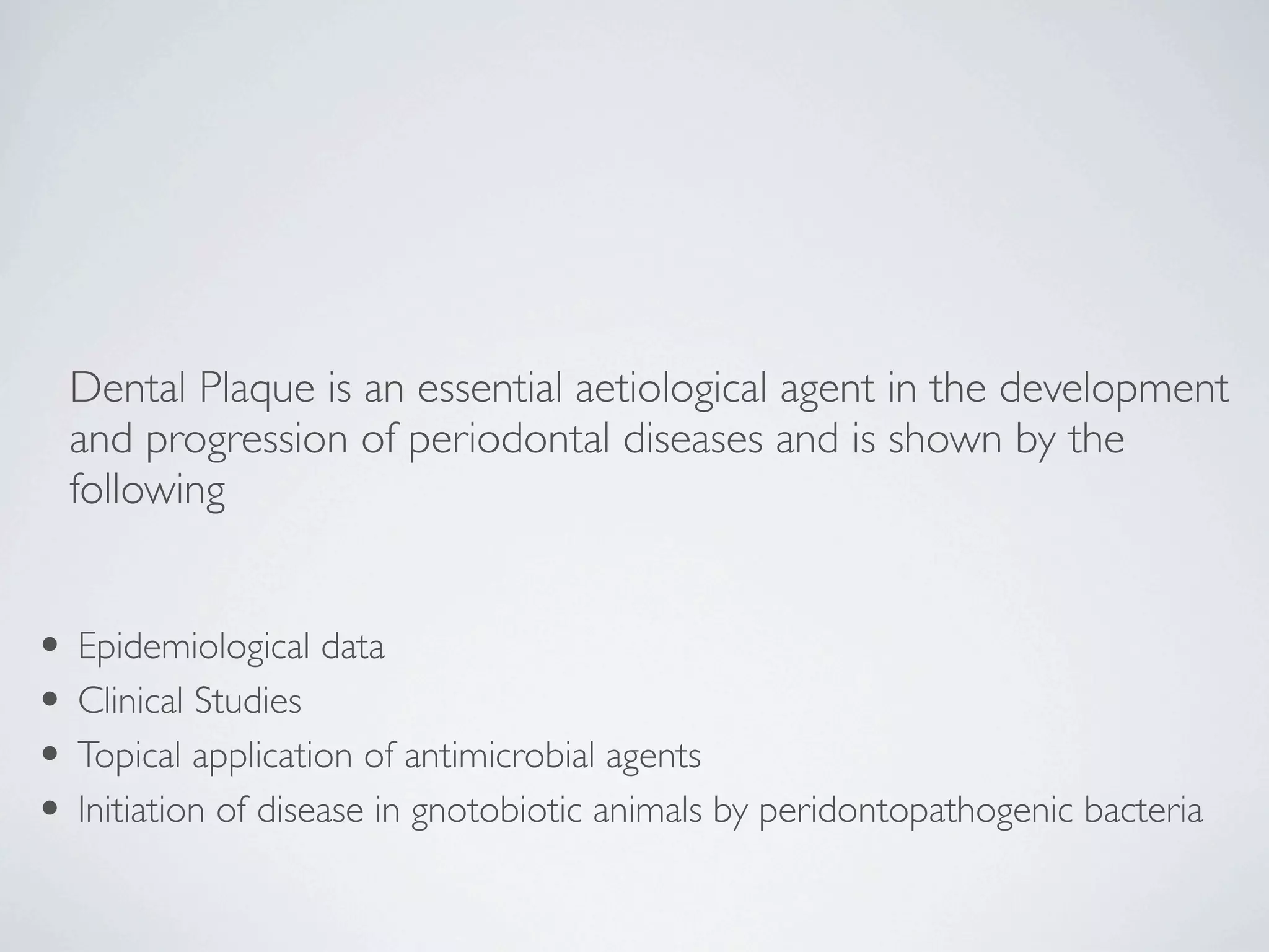 Microbiology of Periodontal diseases | PDF