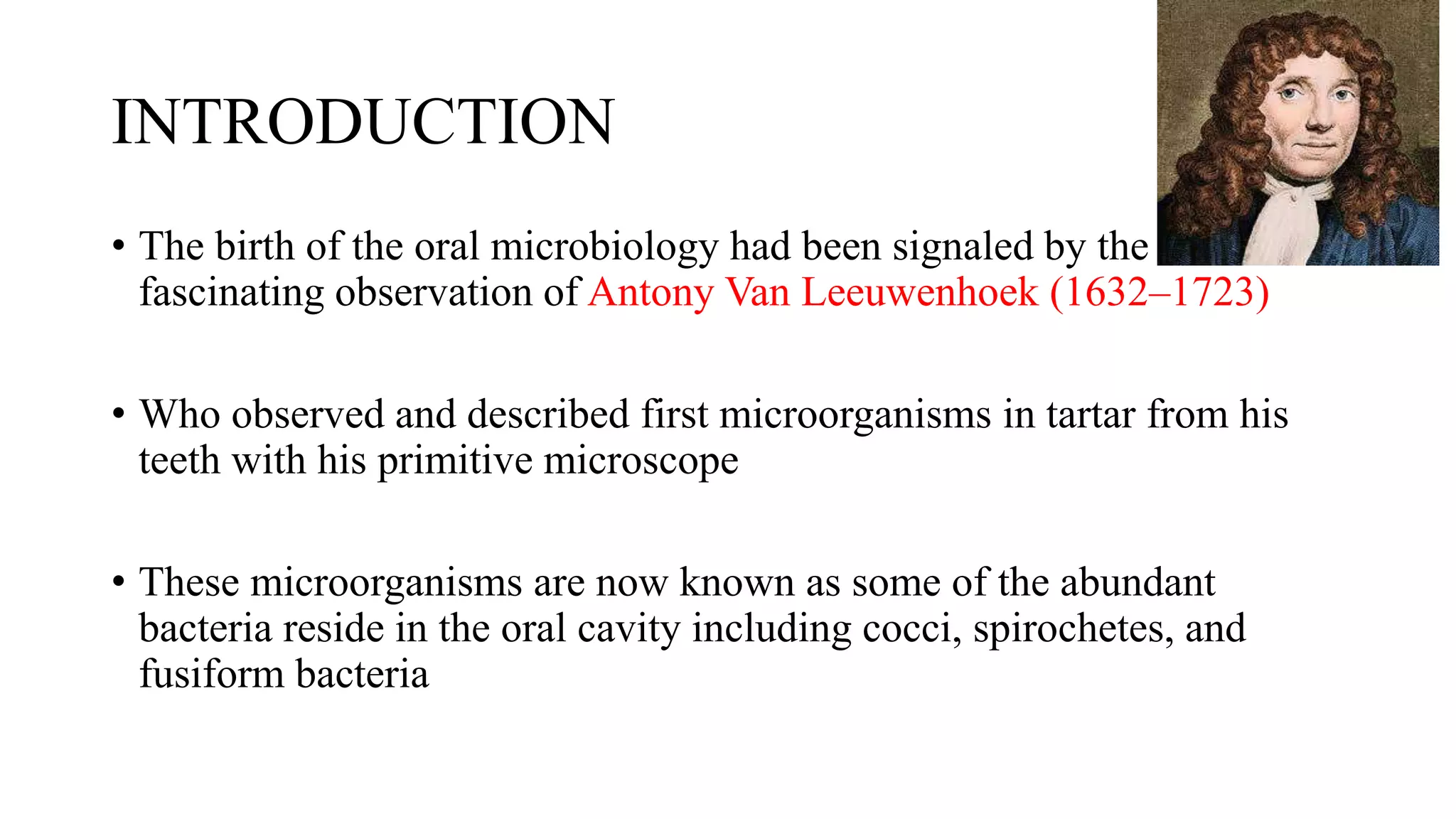 Microbiology of periodontal diseases | PPTX