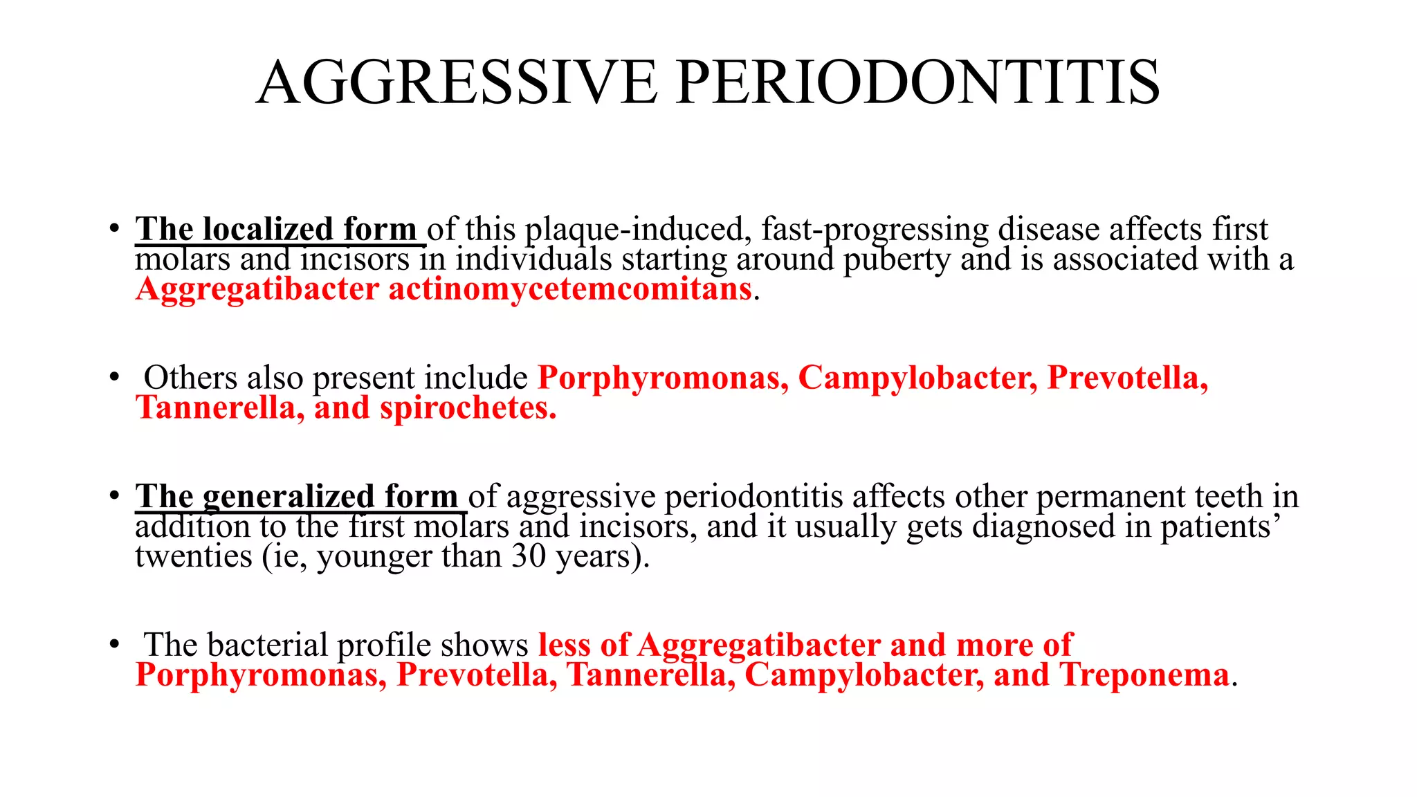 Microbiology of periodontal diseases | PPTX