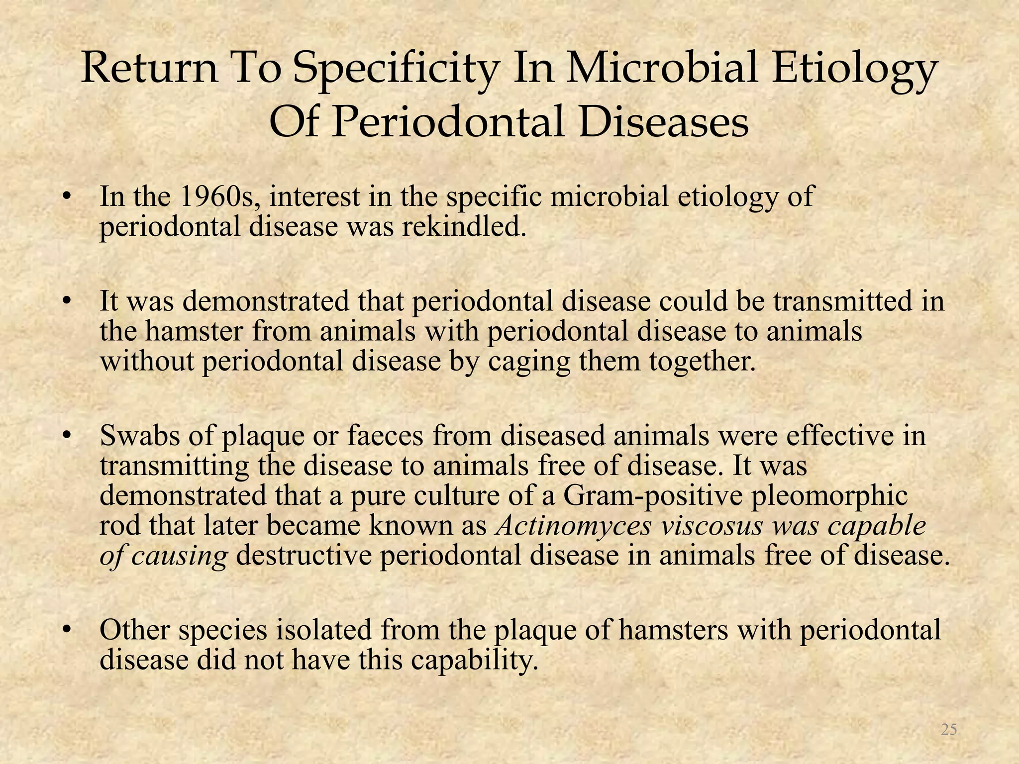 Microbiology of periodontal diseases 1 | PPTX