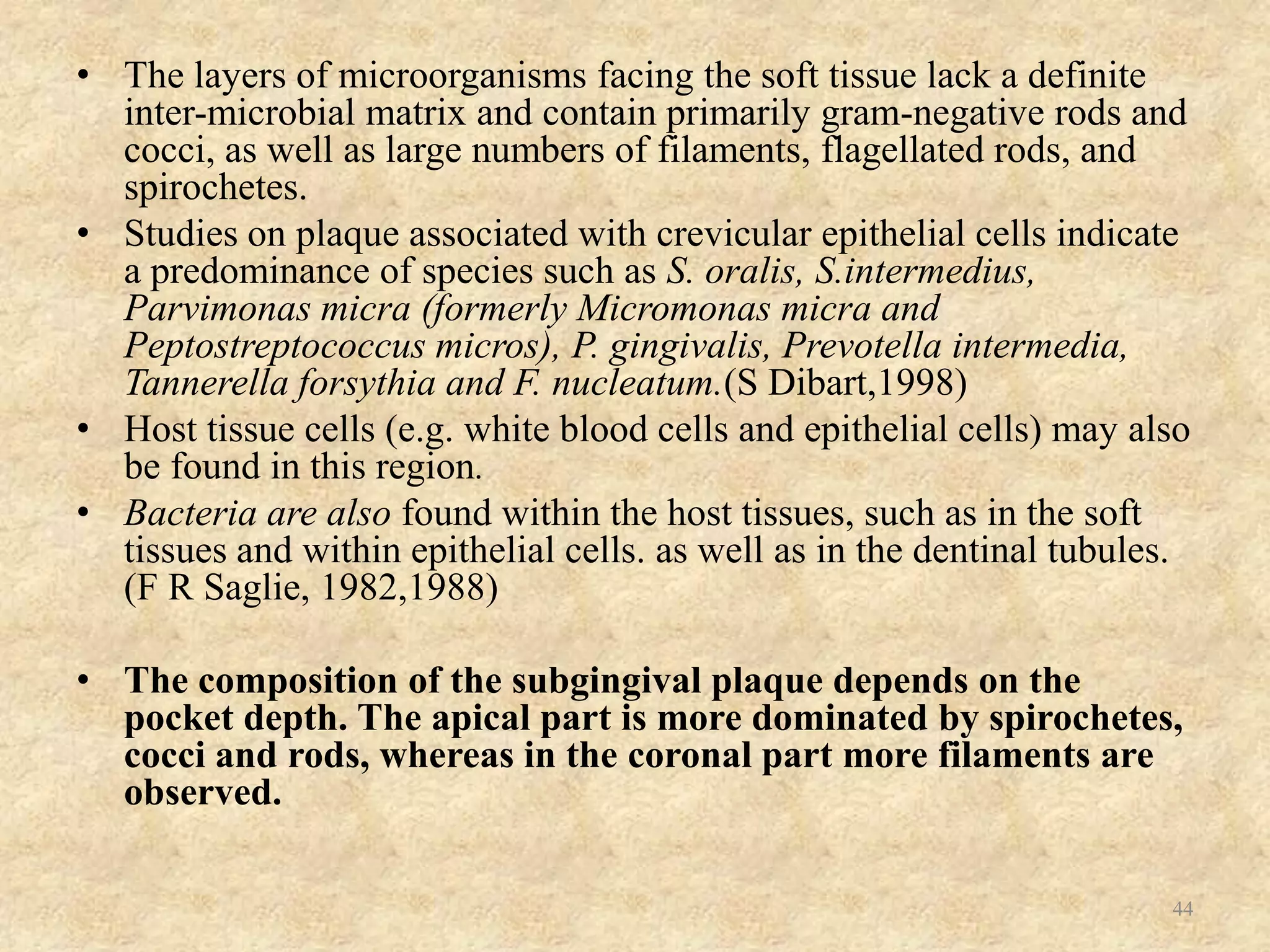 Microbiology of periodontal diseases 1 | PPTX
