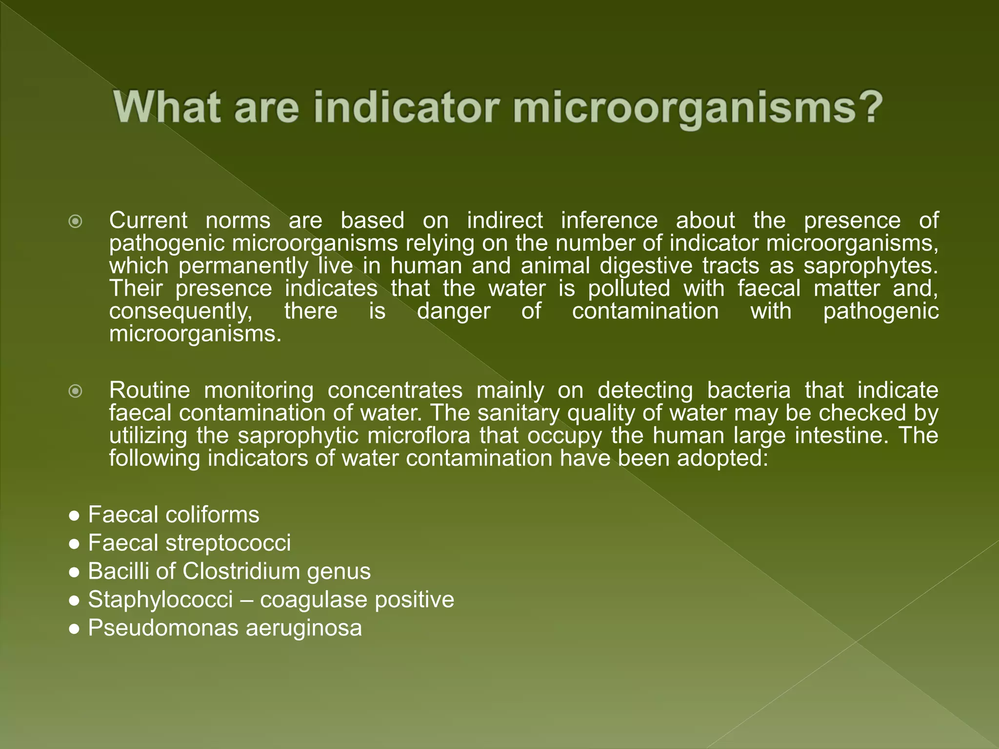Microbiology of water | PPTX