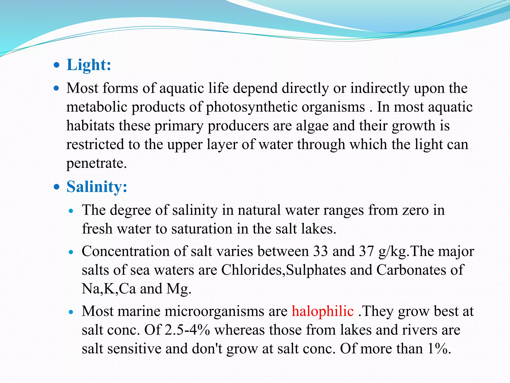 Microbiology of water | PPTX