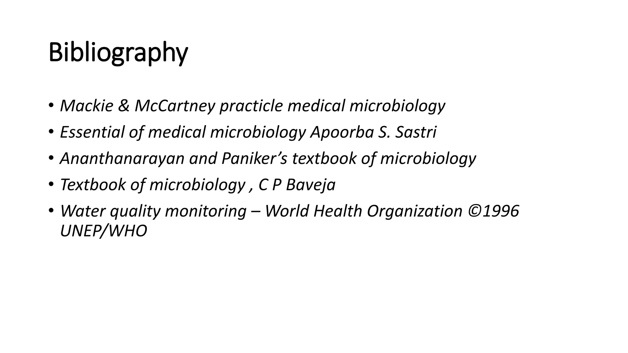 Microbiology of water, air and milk | PPTX