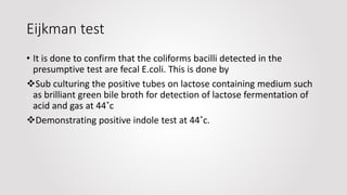 Microbiology of water, air and milk | PPTX