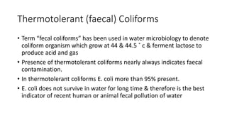 Microbiology of water, air and milk | PPTX
