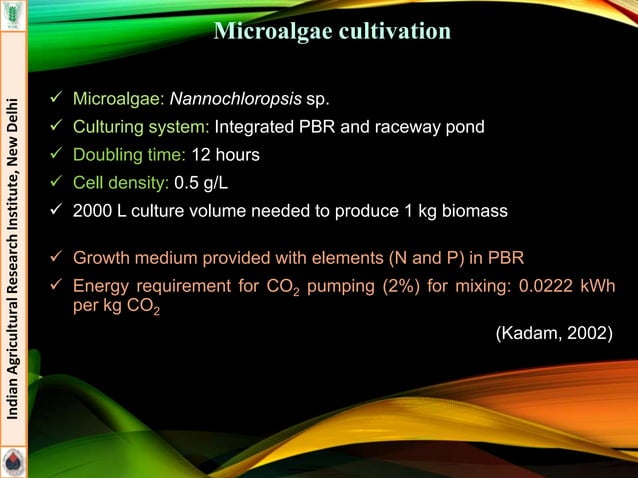 Life Cycle Analysis of Algal Biofuel | PPT