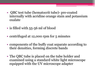 Blood concentration Methods- PBF | PPTX