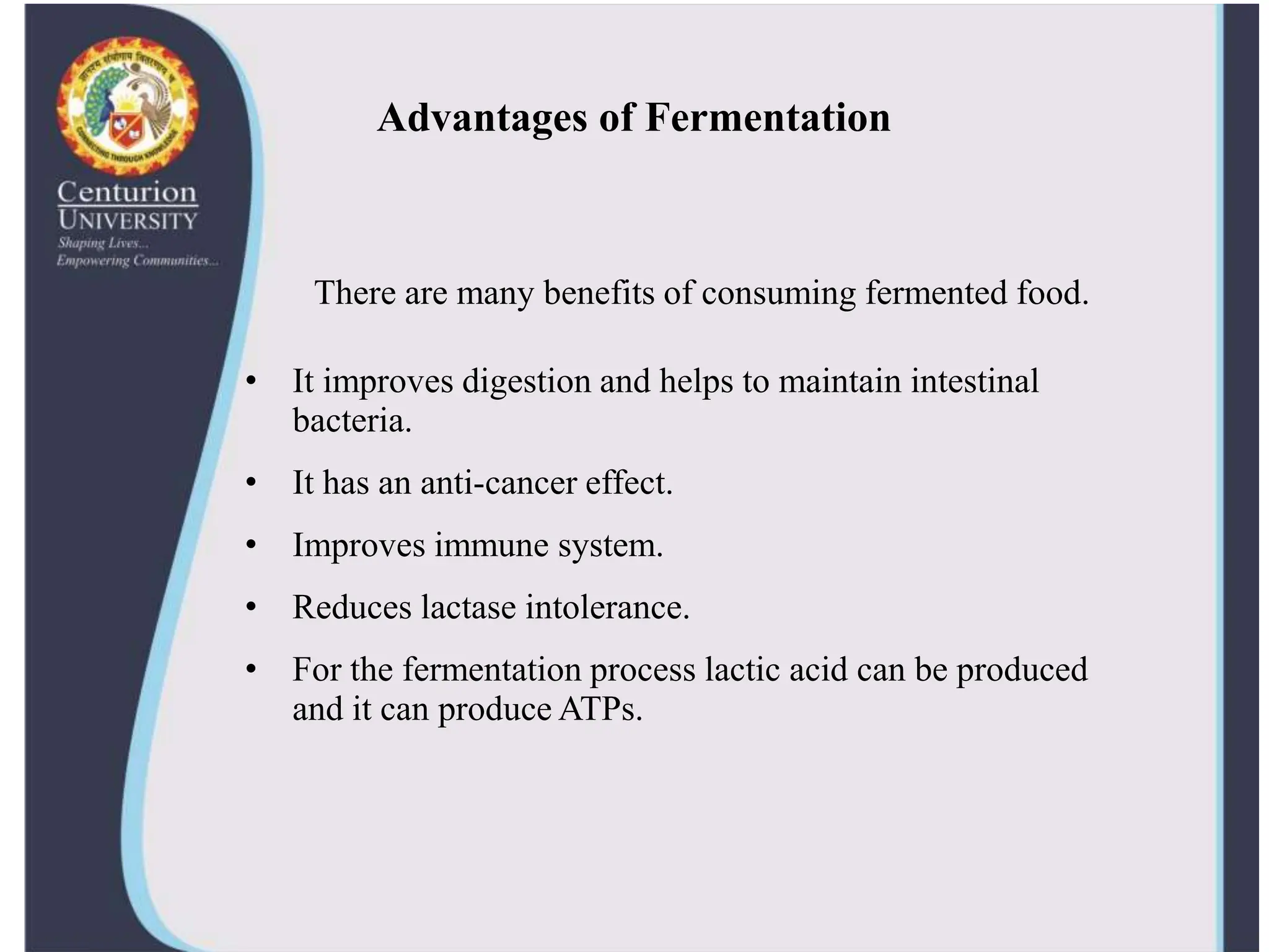 Microbial fermentation role in bacteria. | PPTX