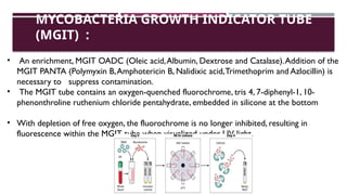 Mycobacteria tuberculosis culture medium | PPTX