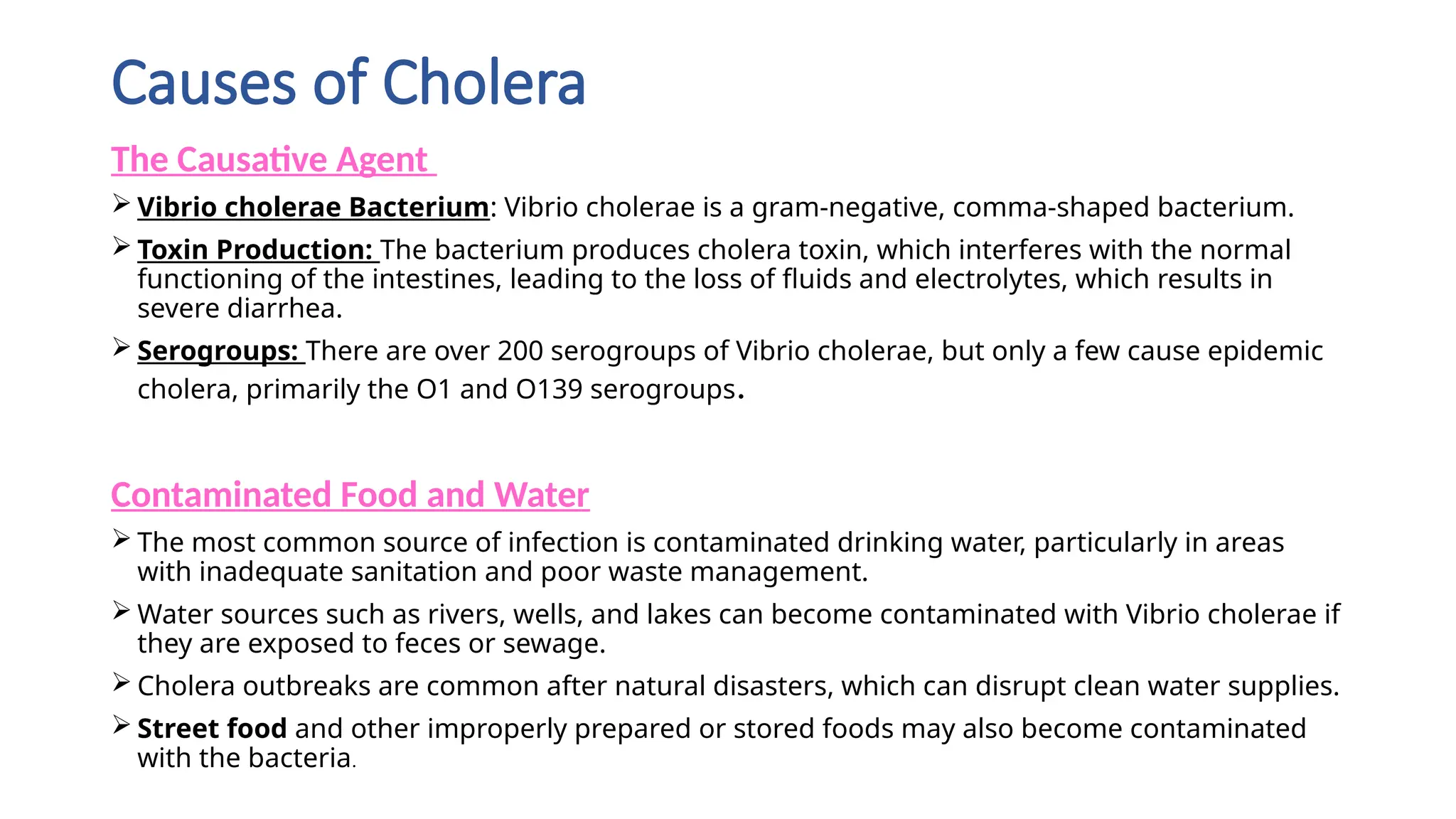 Typhoid fever and Cholera. Symptoms, transmission, diagnosis, treatment ...