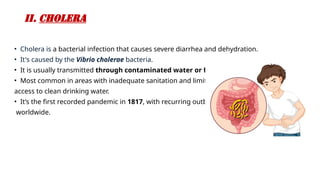 Typhoid fever and Cholera. Symptoms, transmission, diagnosis, treatment ...