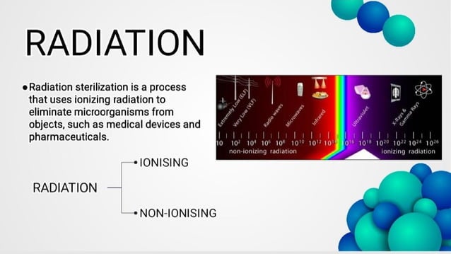 microbiology ppt based on sterilization technique of radiations | PPT