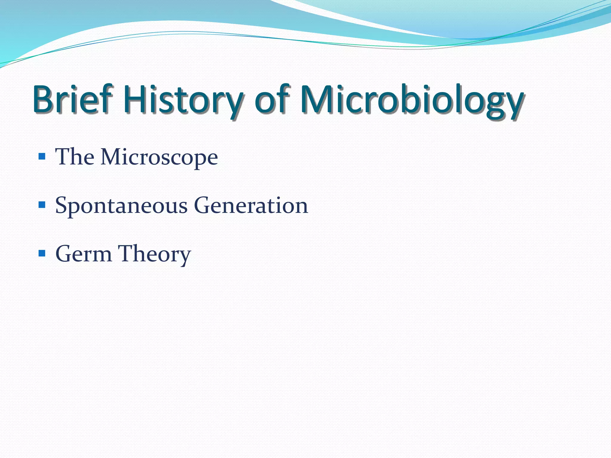 Introduction to Microbiology | PPTX | Biological Sciences | Science