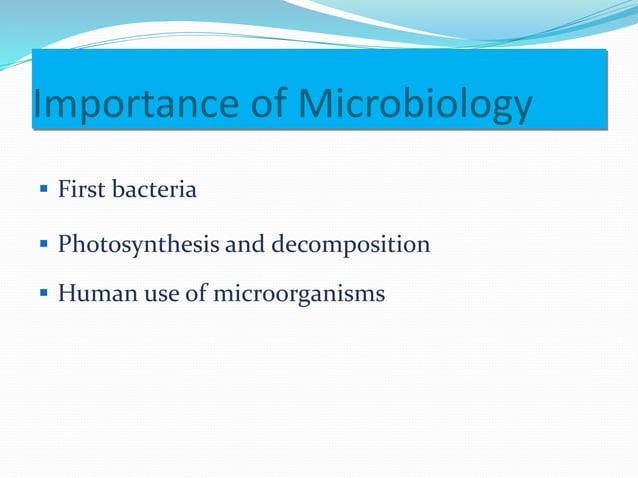 Introduction to Microbiology | PPTX | Biological Sciences | Science
