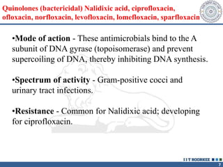 Antibiotics-Inhibitors of nucleic acid biosynthesis | PPTX
