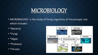 MICROBIOLOGY | PPTX