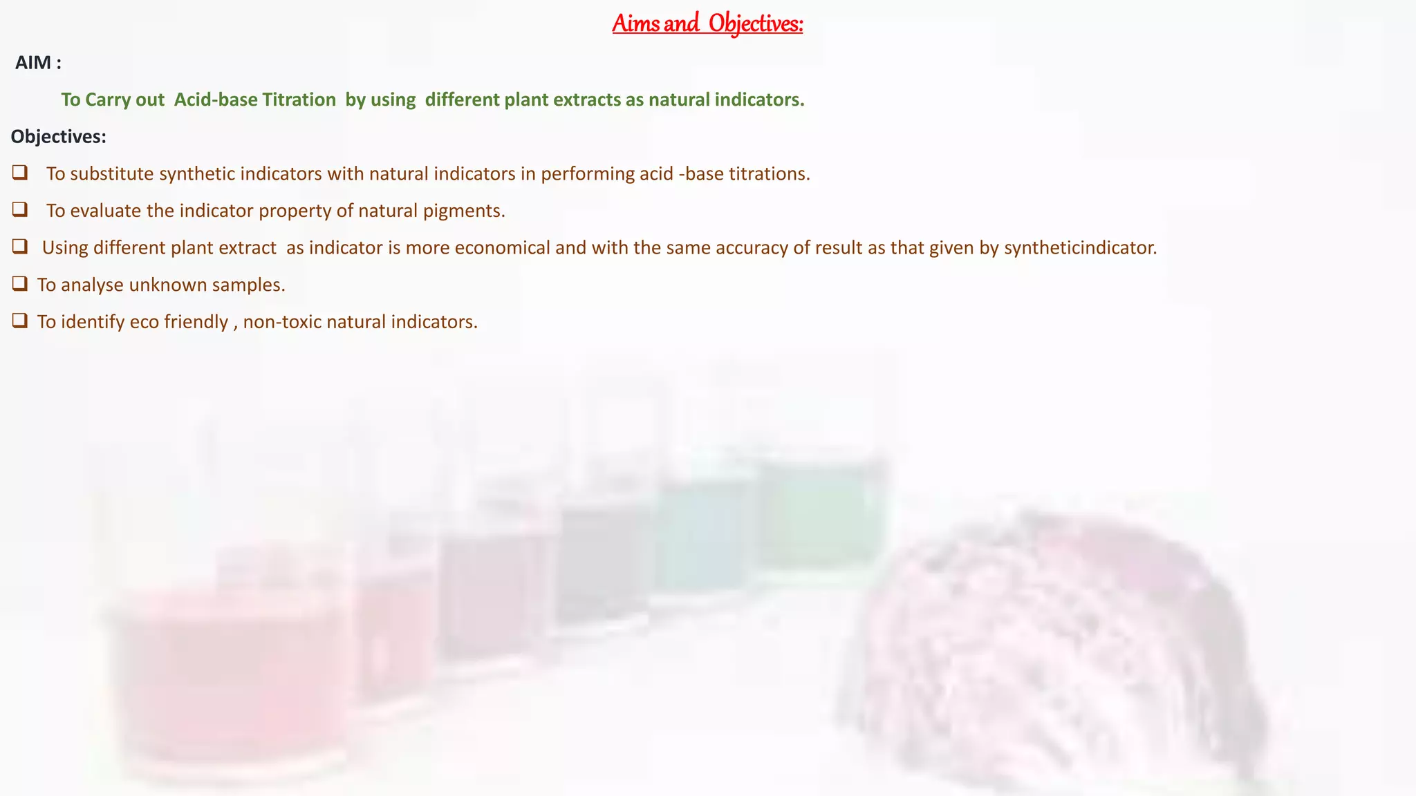 NATURAL INDICATORS | PPT