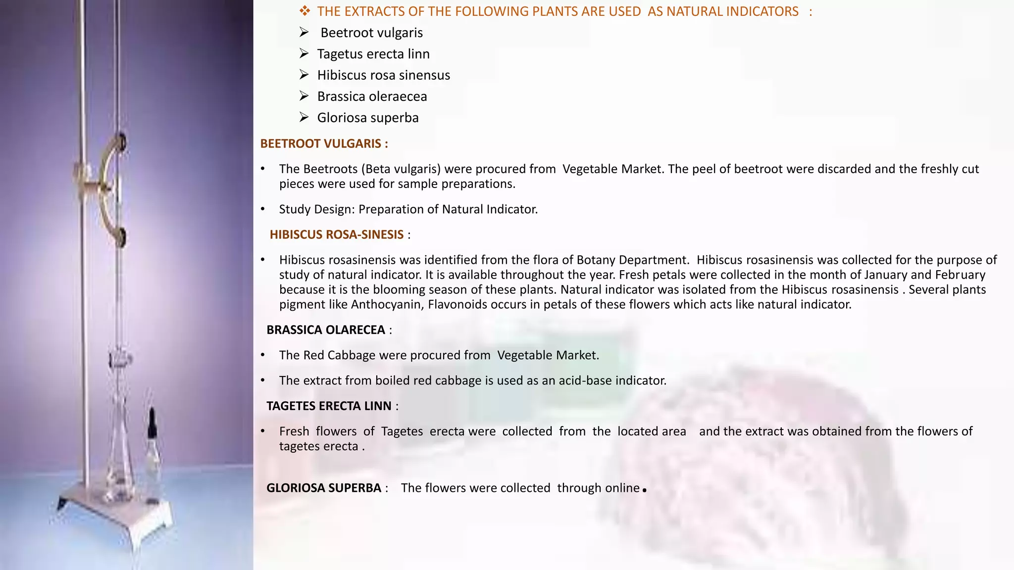 NATURAL INDICATORS | PPTX