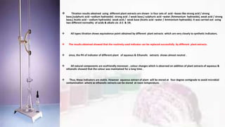 NATURAL INDICATORS | PPTX