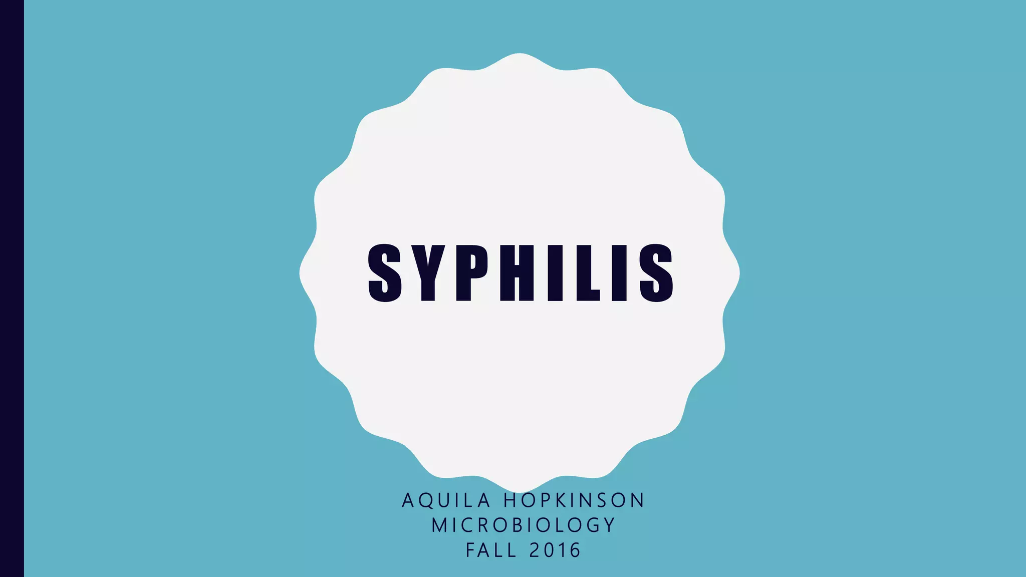 Microbiology syphilis | PPTX