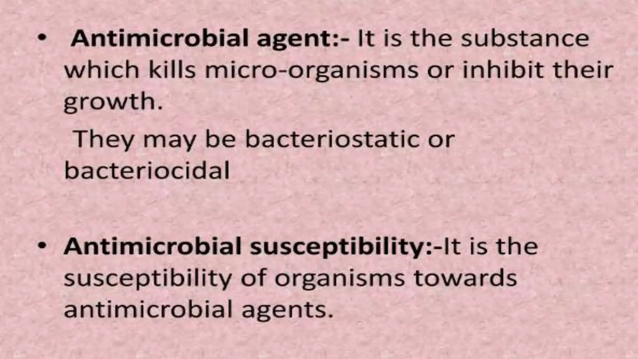 GBSN - Microbiology (Unit 2) Susceptibility of Microbial agents | PPTX